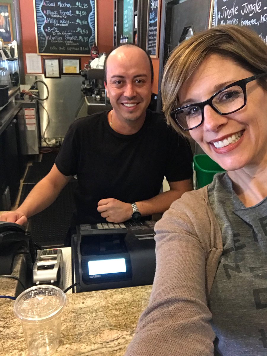 Corie Vickers Rogers on Twitter: "Yep - the Jumpin Java crew is the BEST! (Umm... How did he ...