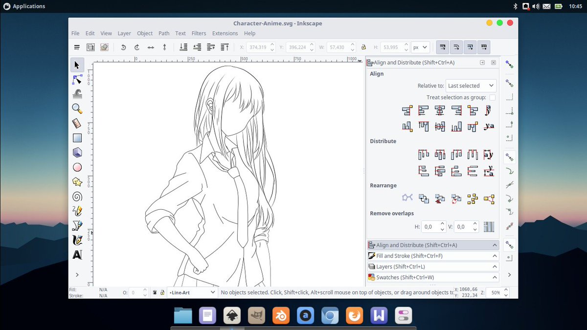 Inkscape Anime Art at Sebastian Bardon blog