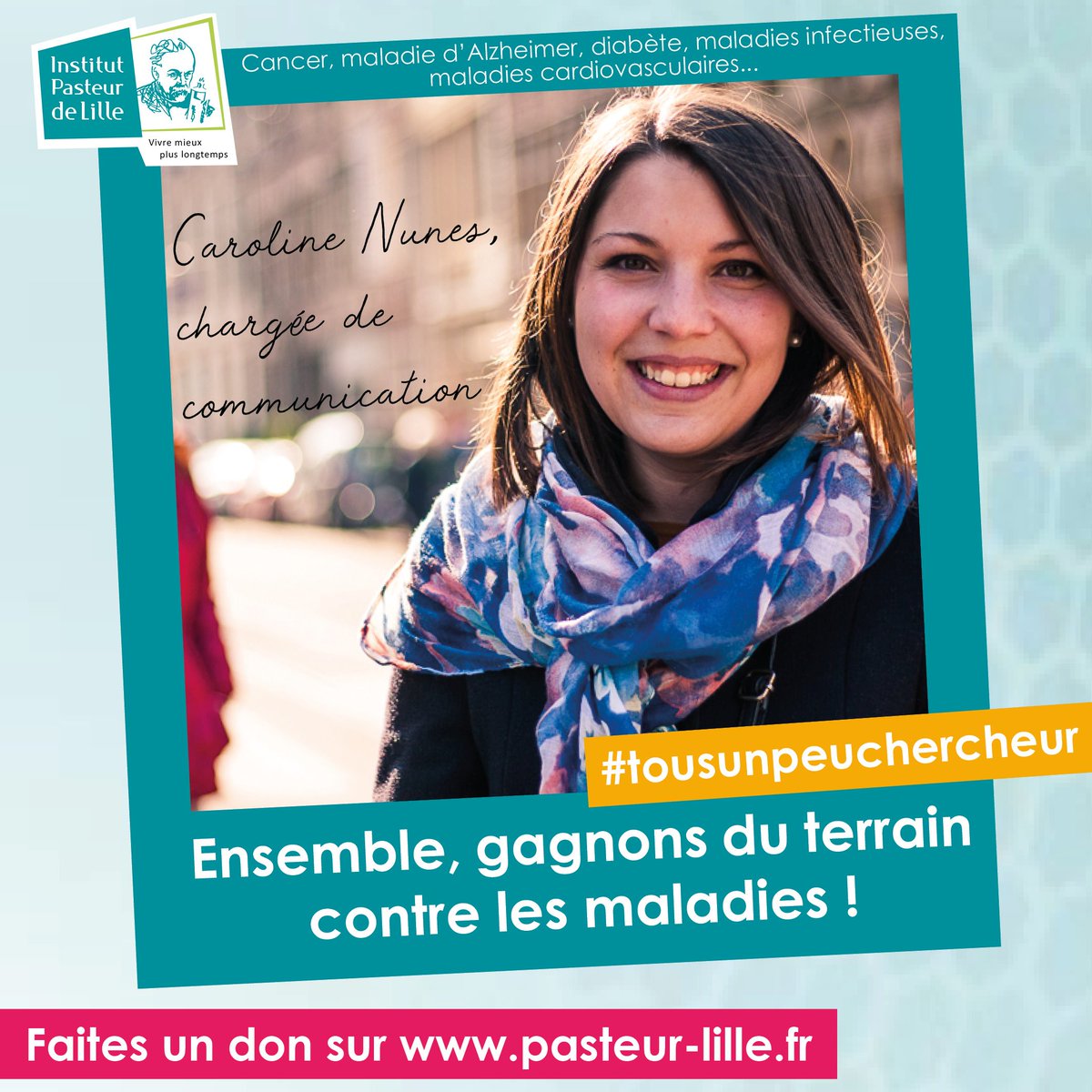 Institut Pasteur de Lille on Twitter: "#tousunpeuchercheur Comme Caroline Nunes # ...