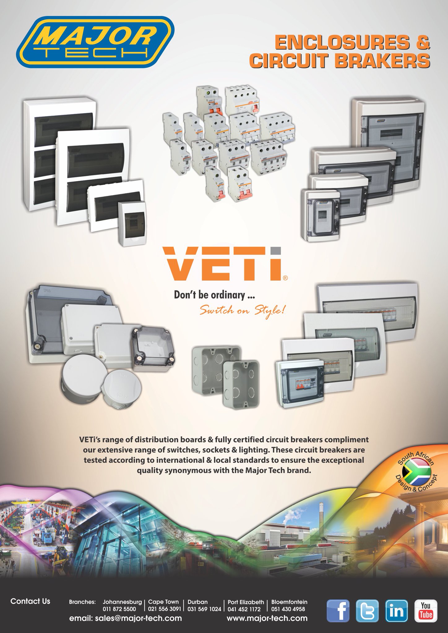 Major Tech on Twitter: "The Veti range of distribution boards & fully certified circuit breakers ...