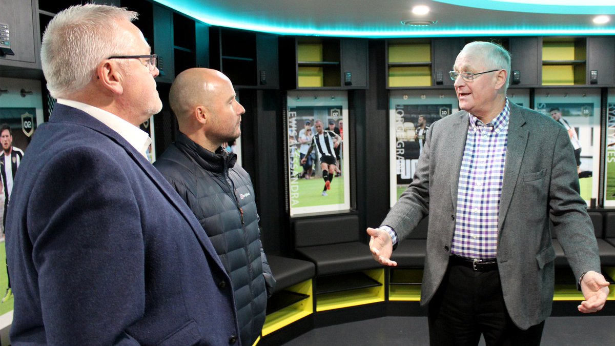 We were delighted to welcome former Magpies Paul Devlin and Steve ...
