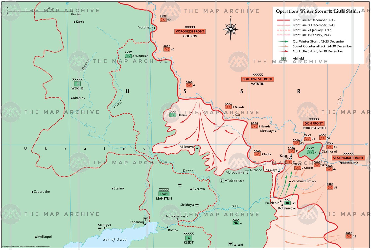 Stalingrad Battle Map