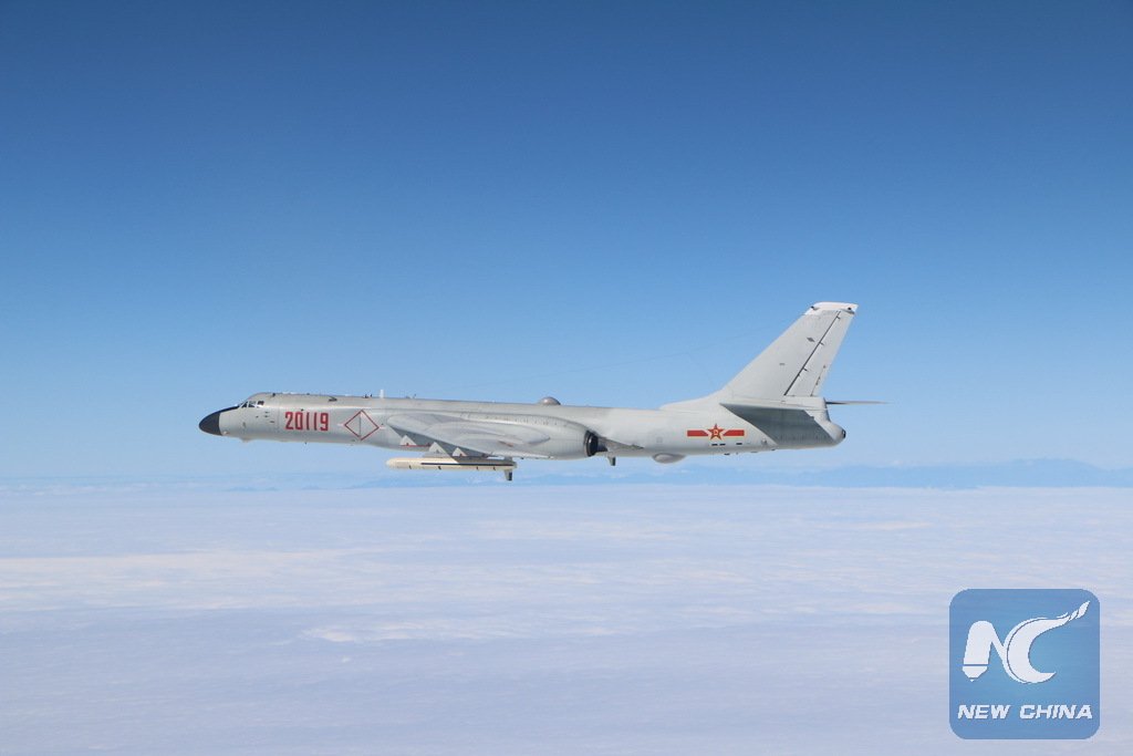 A Chinese air force formation conducted regular patrol exercise that ...