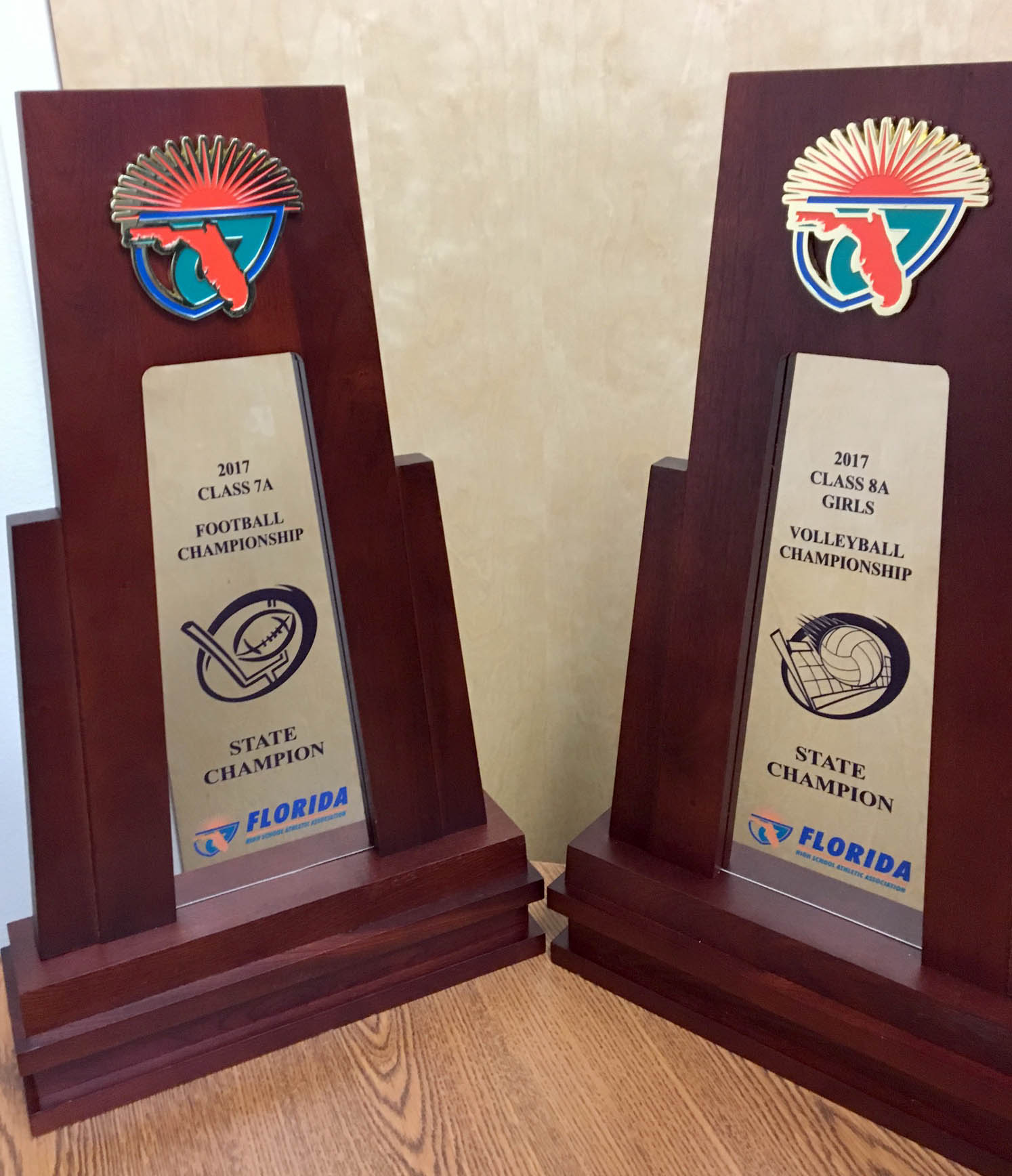 High School Football Championship Trophy