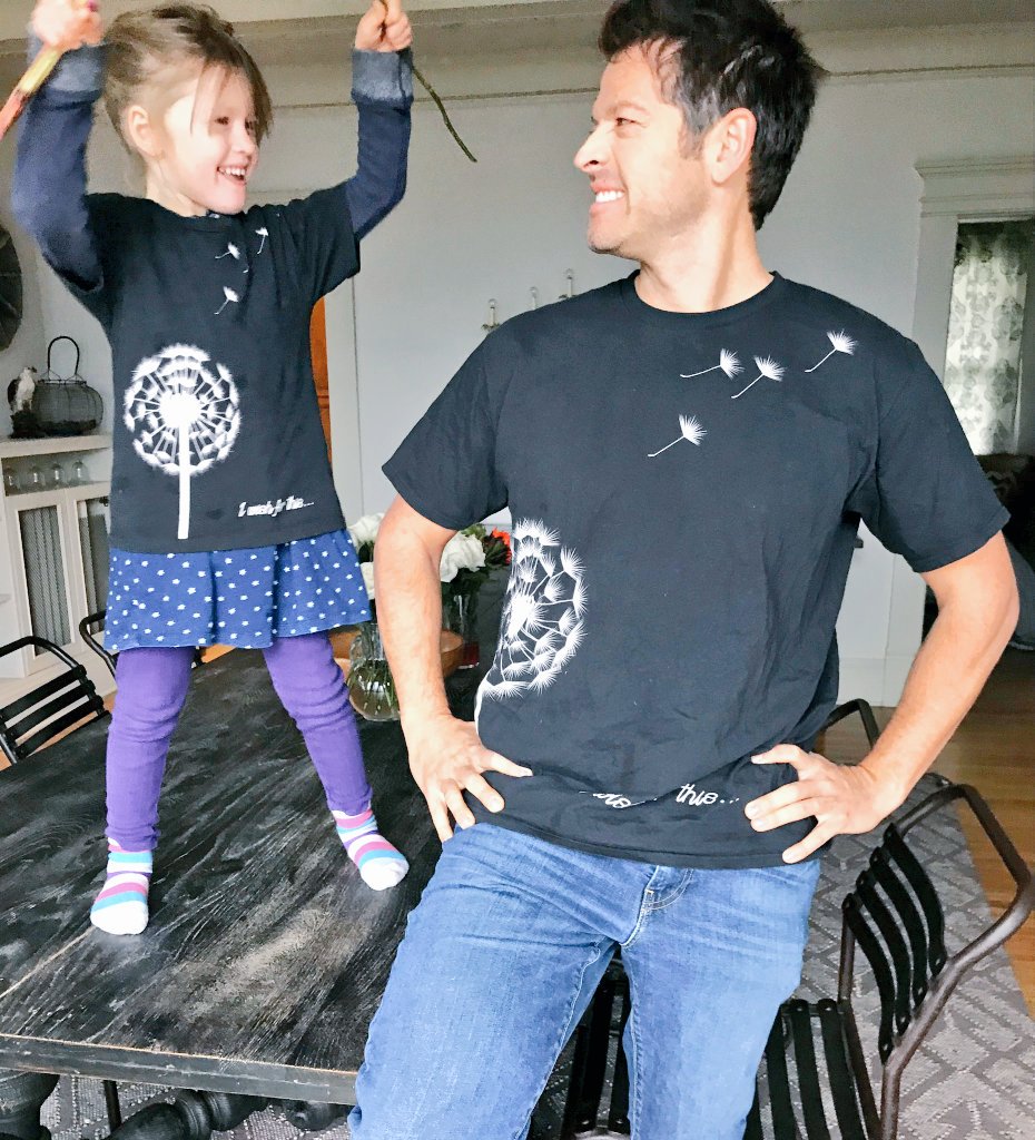 Misha Collins And Daughter
