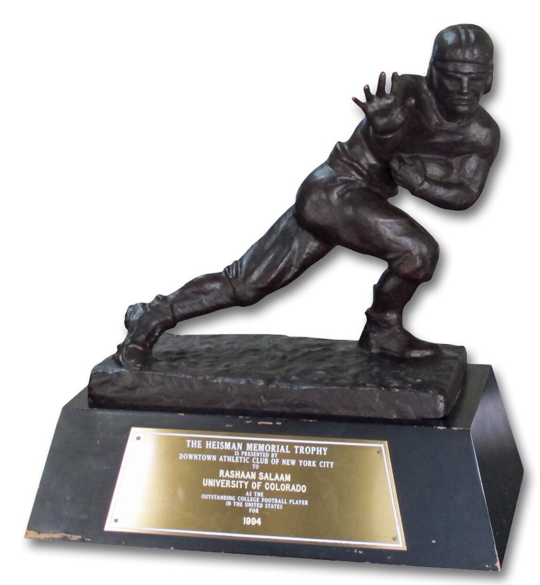 The late Rashaan Salaam’s 1994 Heisman is hitting the auction block ...