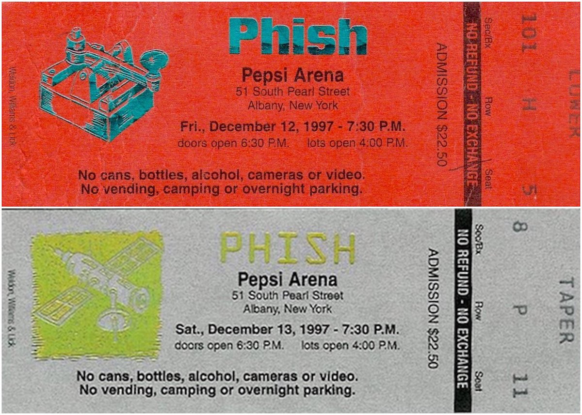 Kevin Shapiro on Twitter: "20yrs since #phish closed out #fall97 with a 2-nighter in albany 12 ...