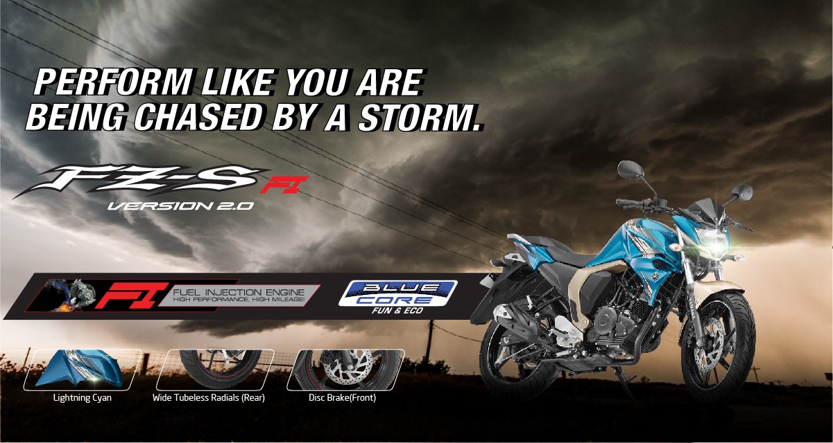 Fzs Yamaha Blue Core