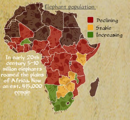 Poaching In Africa Map