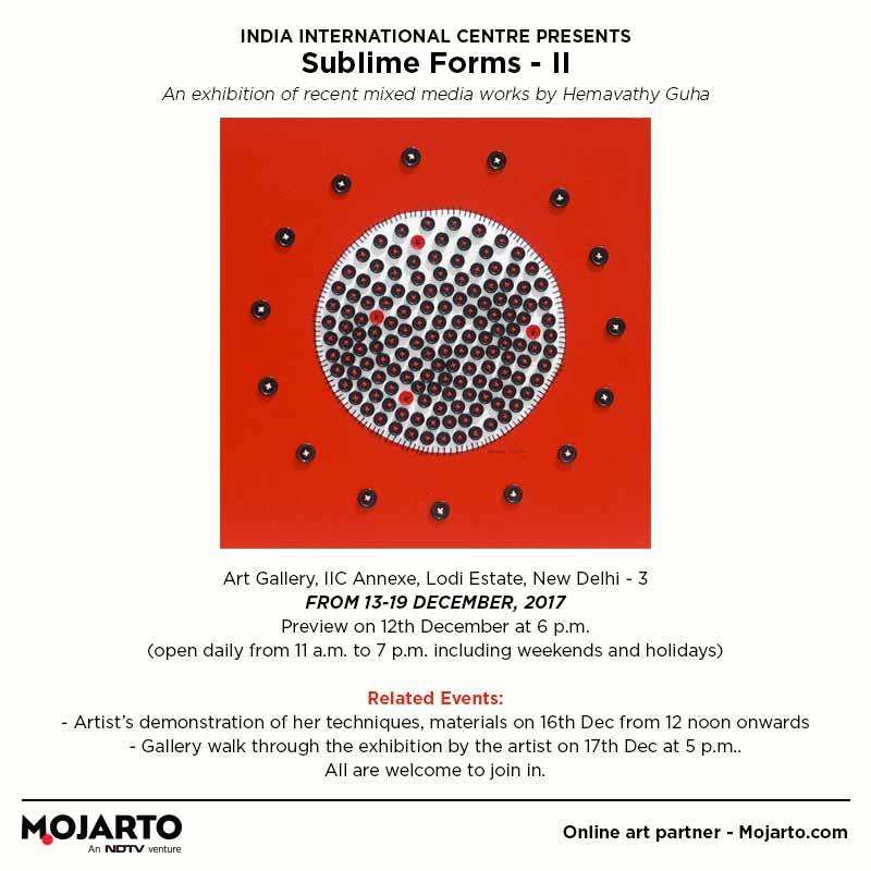 MATTERS OF ART on Twitter: "India International Centre presents Sublime Forms-II by Hemavathy ...
