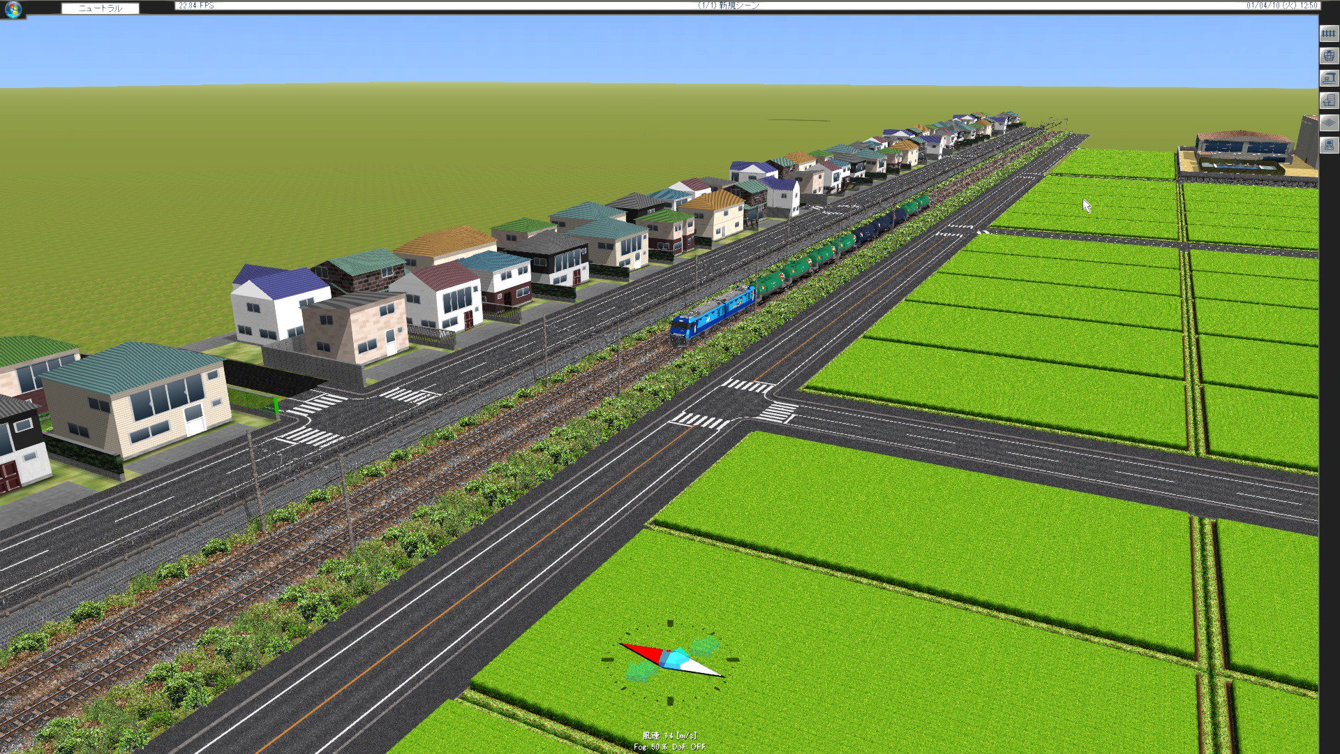 Adolf.A.Flora on Twitter: "直線のレイアウトを公開いたします。 https://t.co/08w8DfuhUm #RailSim #RailSim2 https ...