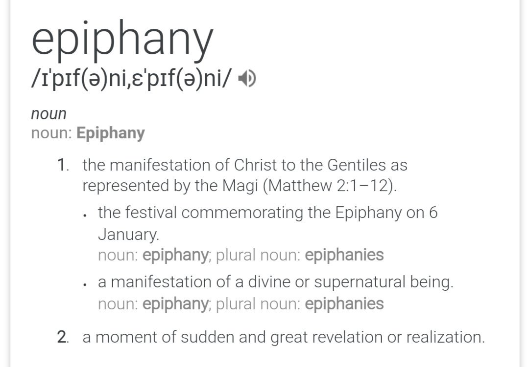 Epiphany Definition
