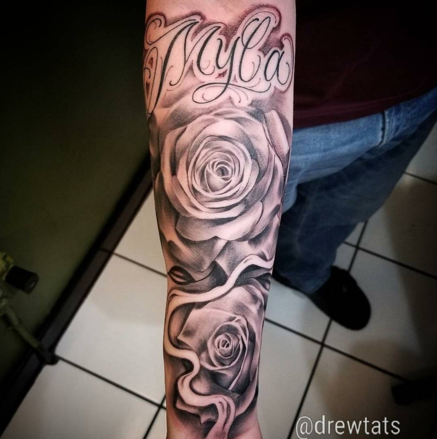 Andrew Name Tattoos LeAnn Hull And Her Son Andy