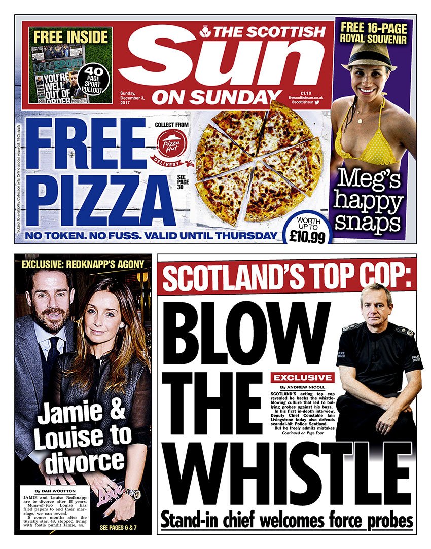 THE SCOTTISH SUN FRONT PAGE: Latest news, Breaking headlines and Top ...