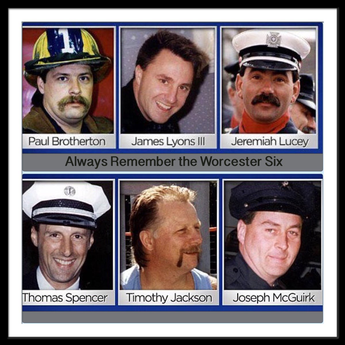 18 years ago today, Worcester Fire lost 6 firefighters. We remember ...