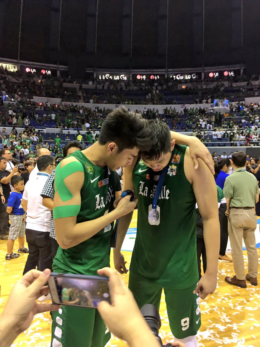 Ricci rivero consoles big brother prince rivero after receiving dlsu's ...