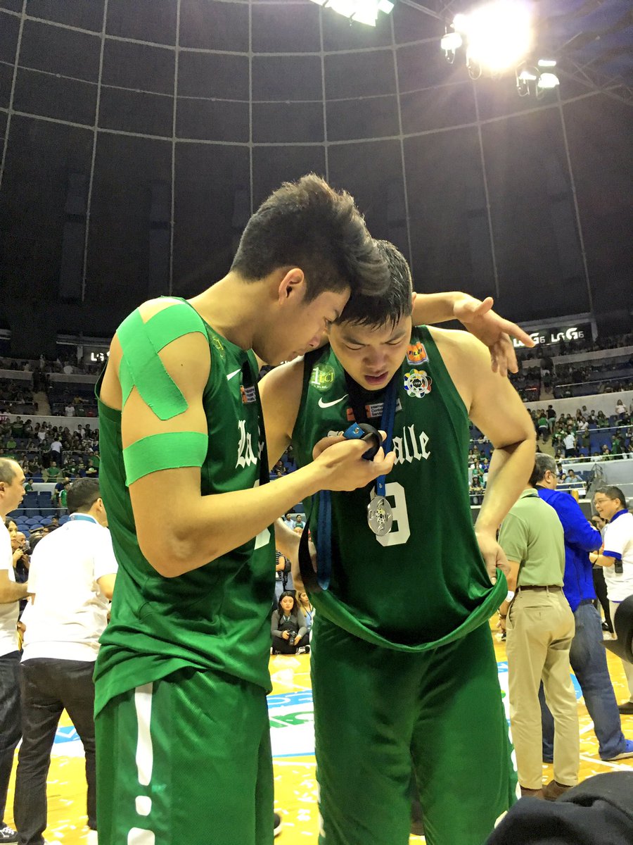 Ricci rivero consoles big brother prince rivero after receiving dlsu's ...