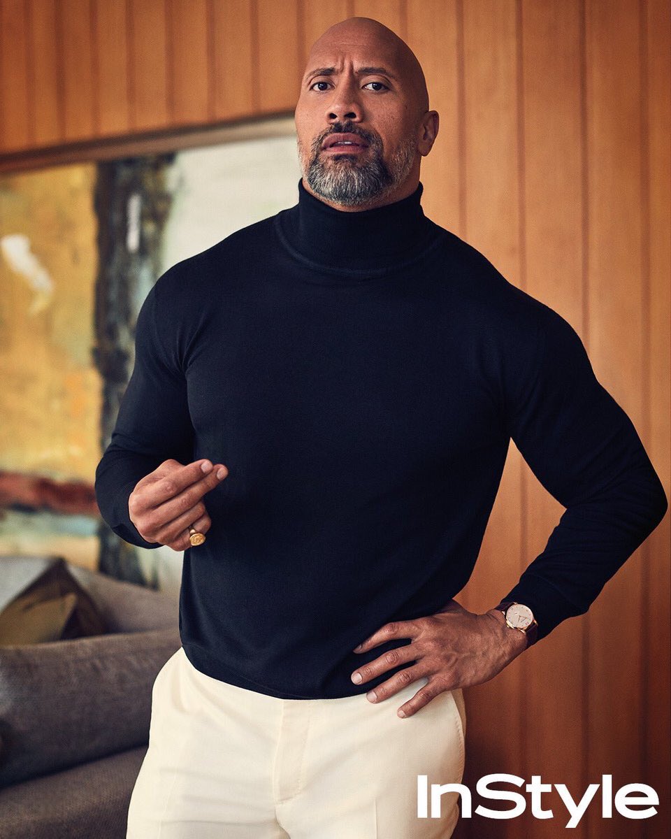 Dwayne Johnson With Beard