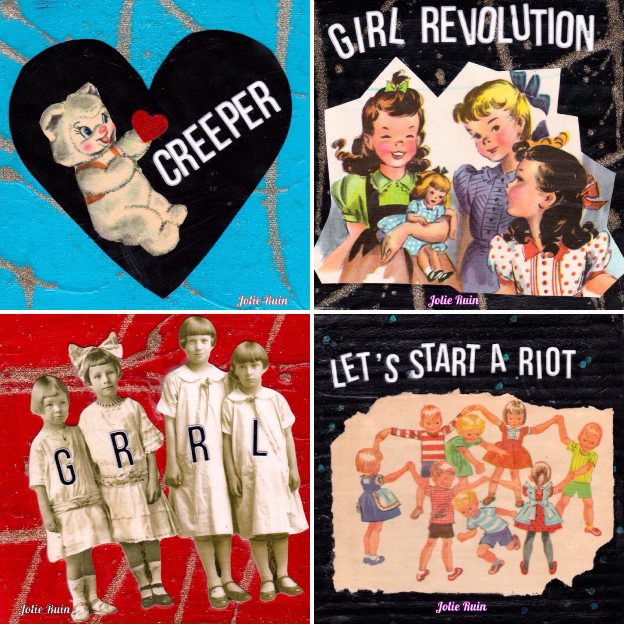 Riot Grrrl Collage