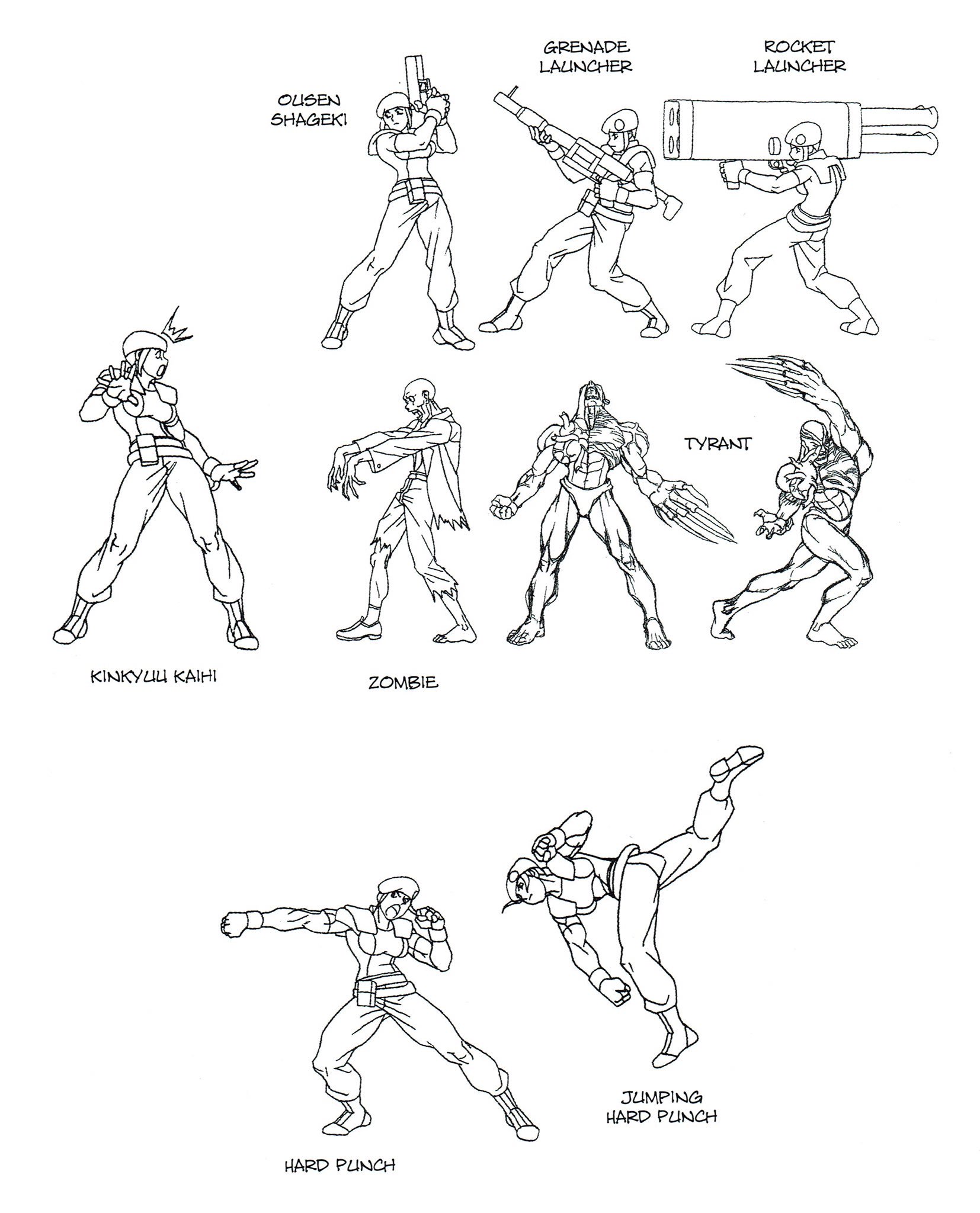 Marvel Vs Capcom 2 Character Sprites