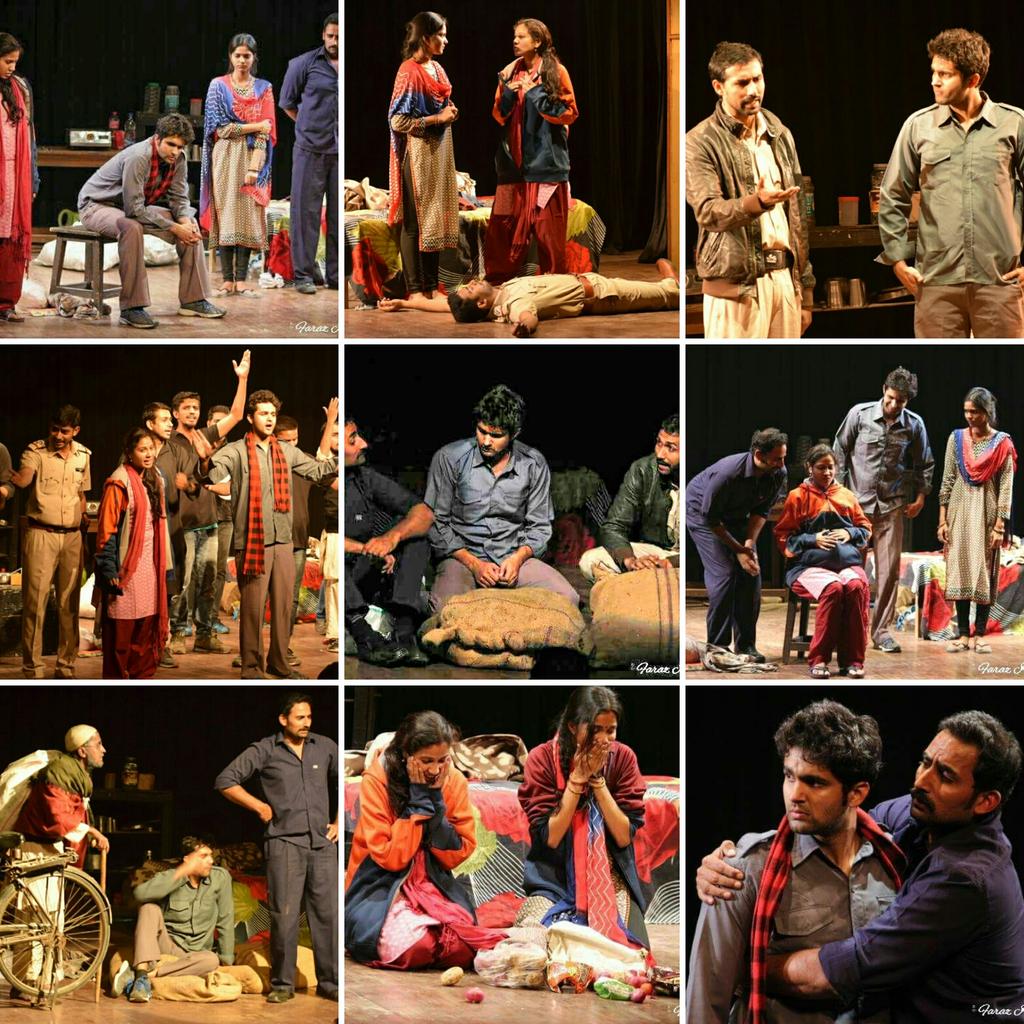 People Acting In A Play