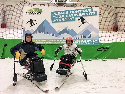 Snozone UK on Twitter: "Snozone members Tony & Ian: “Sit-skiing gives you speed, fluency of ...