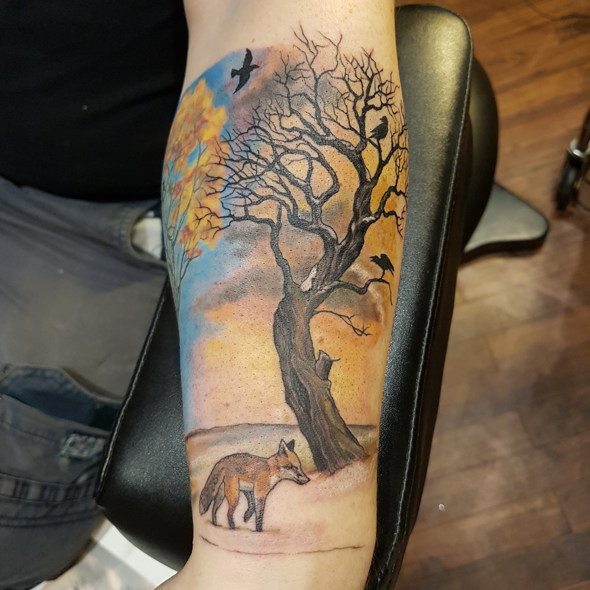 Winter Tree Tattoo