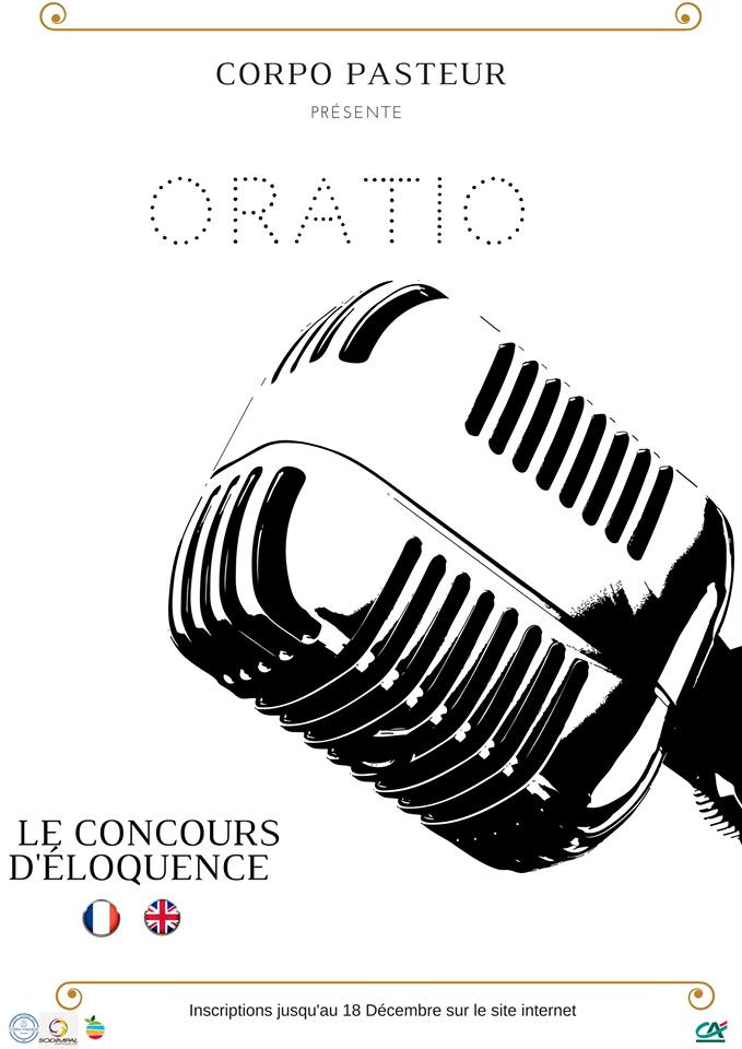 Corpo Pasteur on Twitter: "Bonjour à Tous ! Le concours d'éloquence #Oratio revient et ouvre ses ...