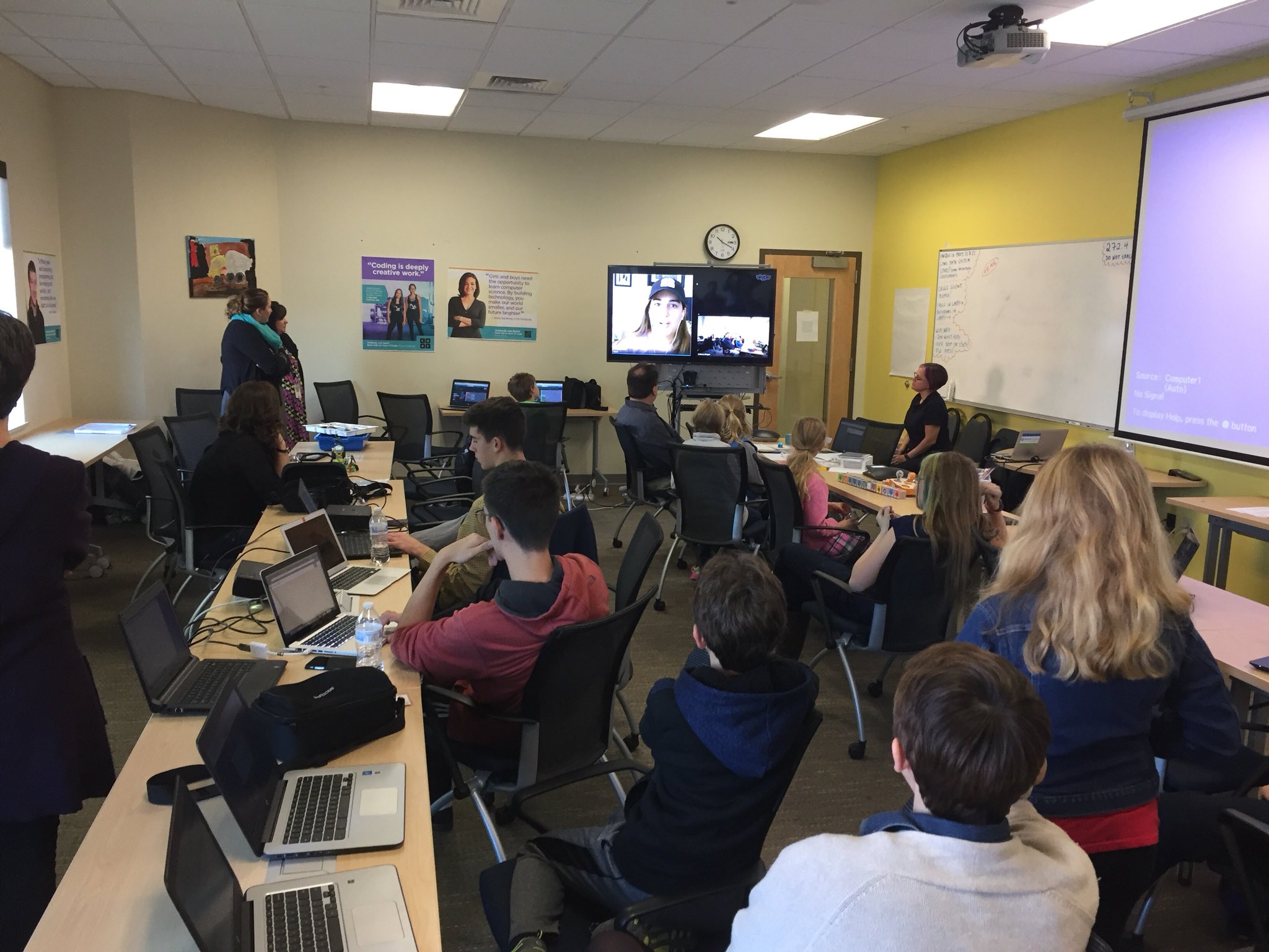 Code.org on Twitter: "RT @VTEducation: Students and visitors talk with @codeorg about the # ...