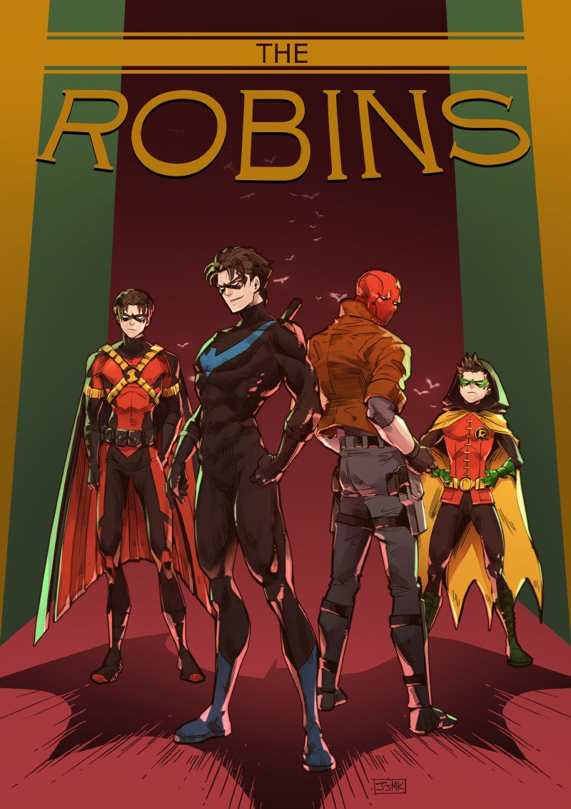 Nightwing Red Hood Red Robin