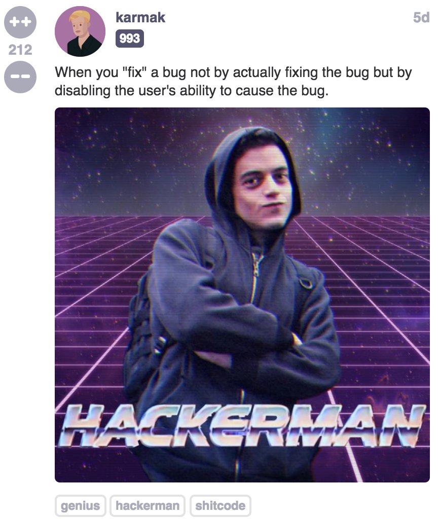 devRant (@devRantApp) | Twitter