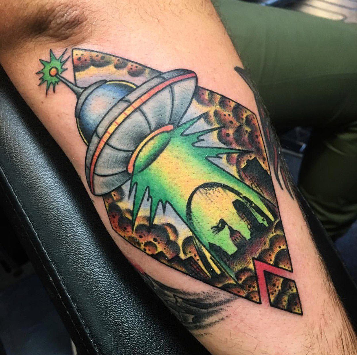 Ufo Old School Tattoos Sheet #2 Alien / Ufo Traditional Tattoo Flash