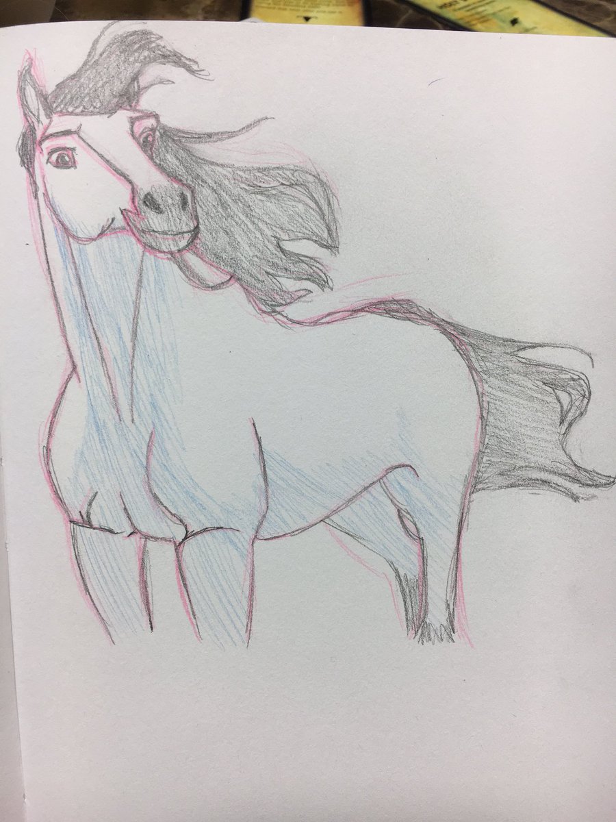 Spirit The Movie Drawings