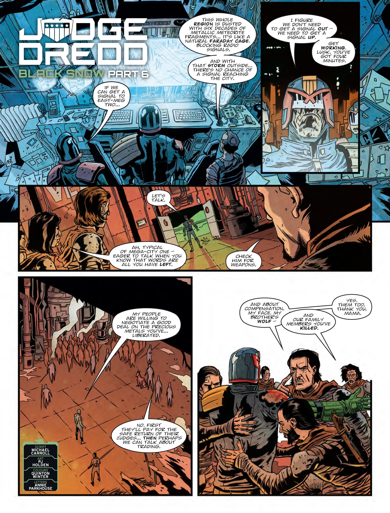 Judge Dredd Comic Mama