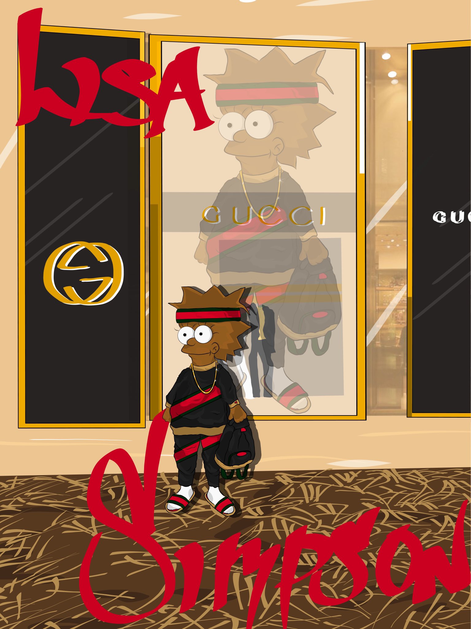 Lisa Simpson Supreme Wallpaper