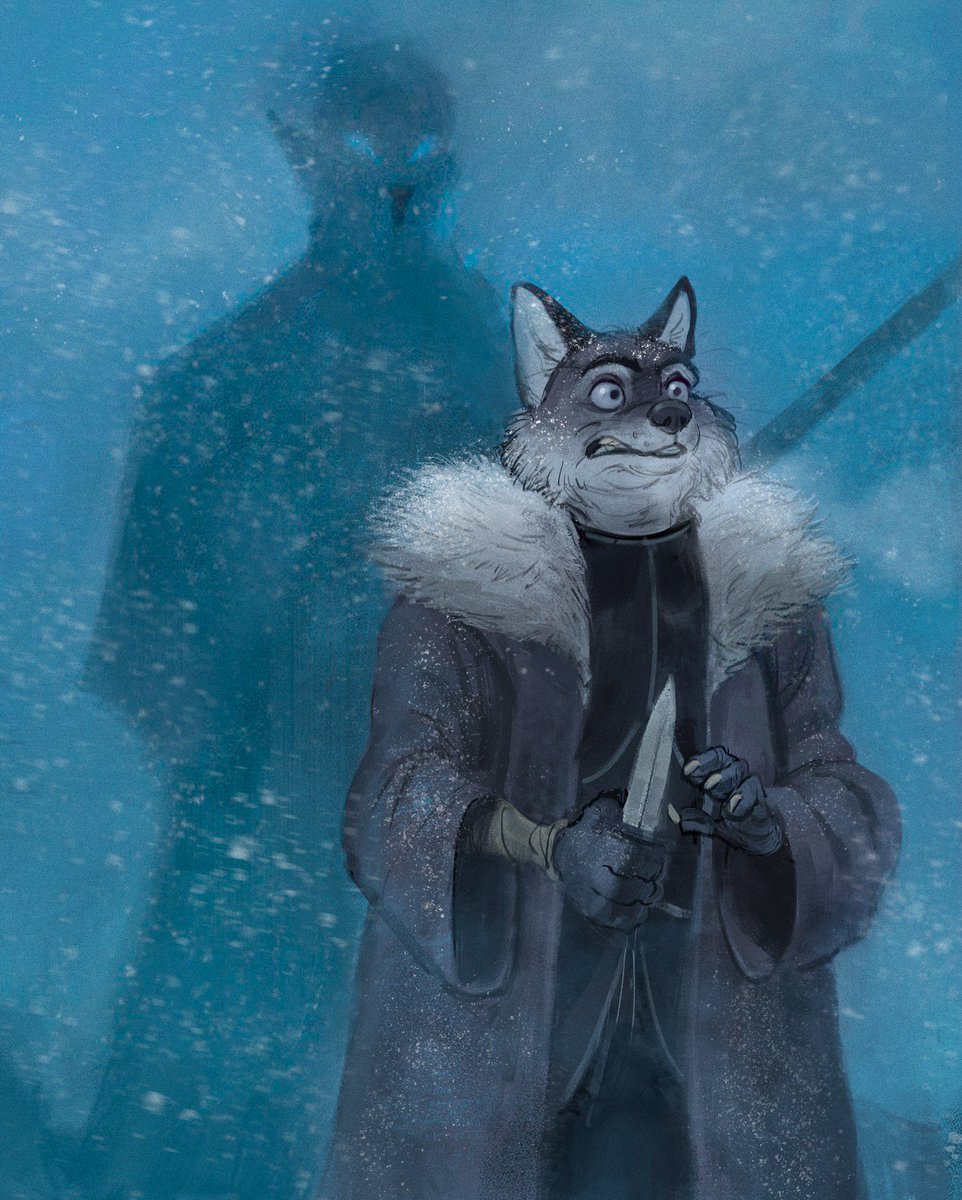 "Death Hides Under the Blizzard" by Luis Huerta : r/furry