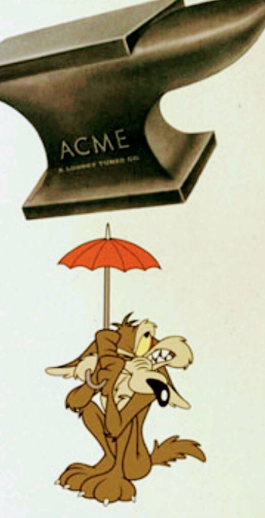 Road Runner Coyote Anvil