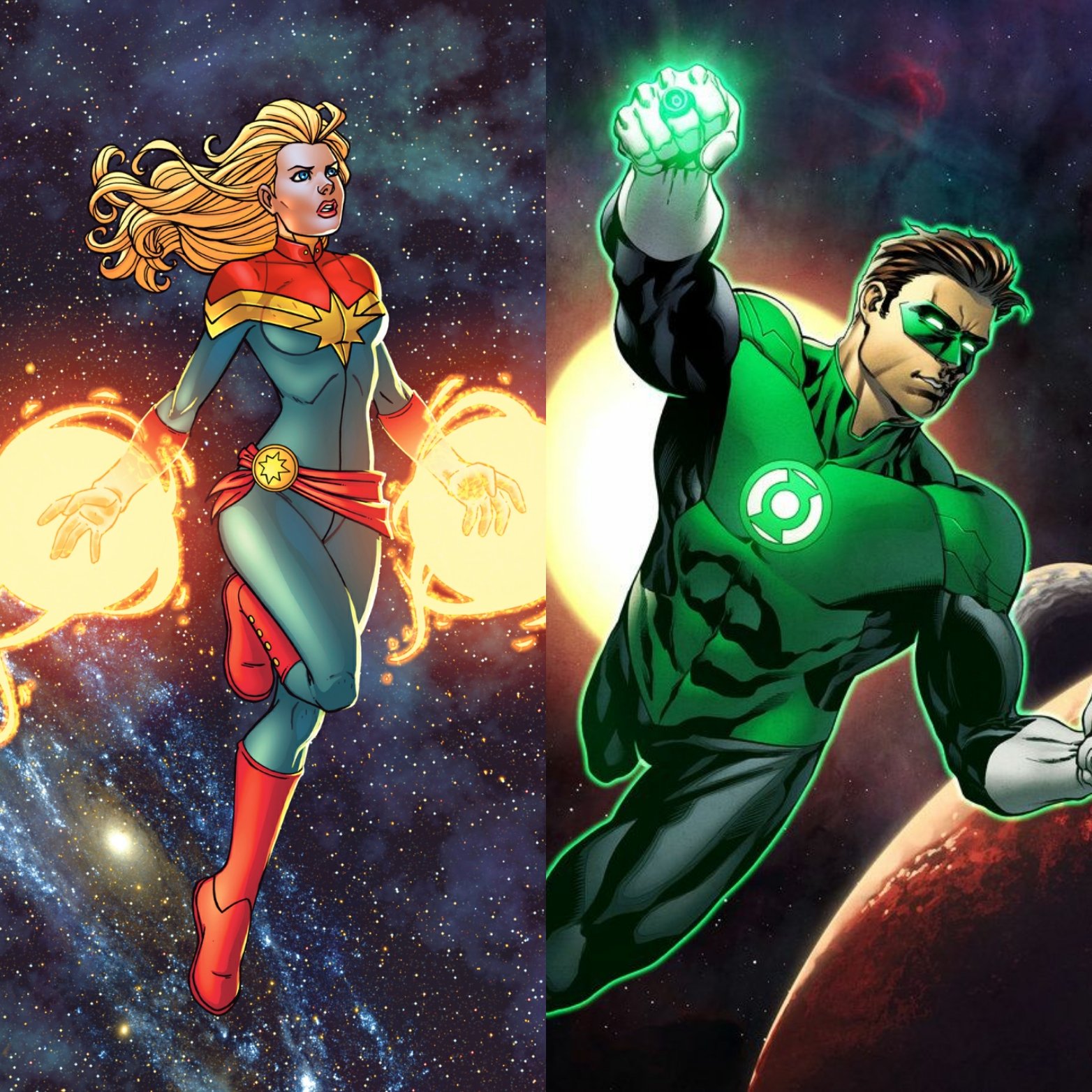 Quasar Vs Green Lantern