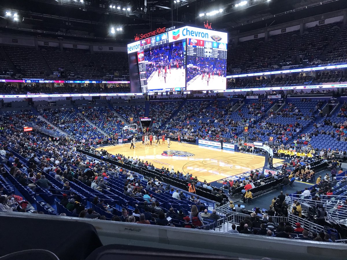 Pelicans Chart Seat Numbers