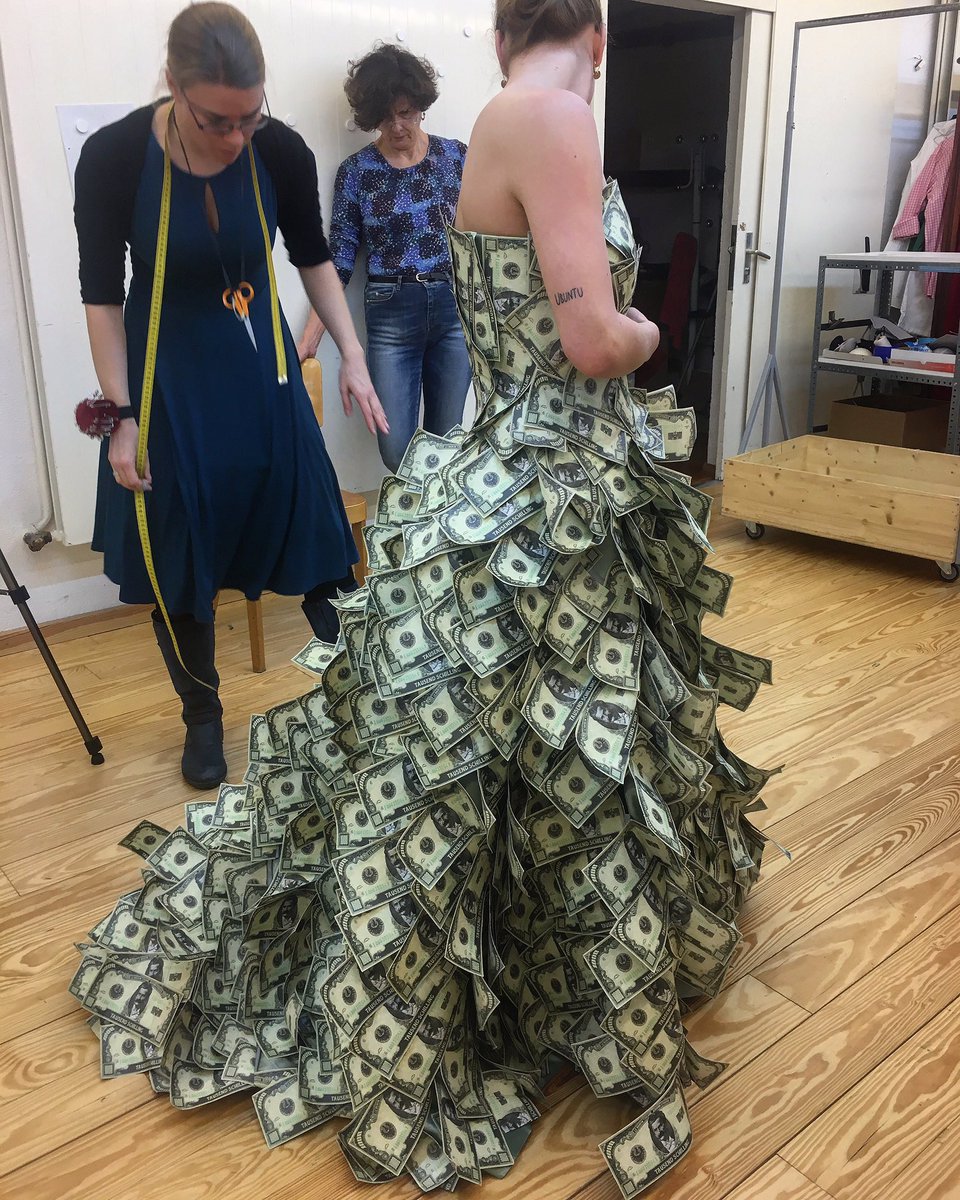 Dress Made Out Of Money
