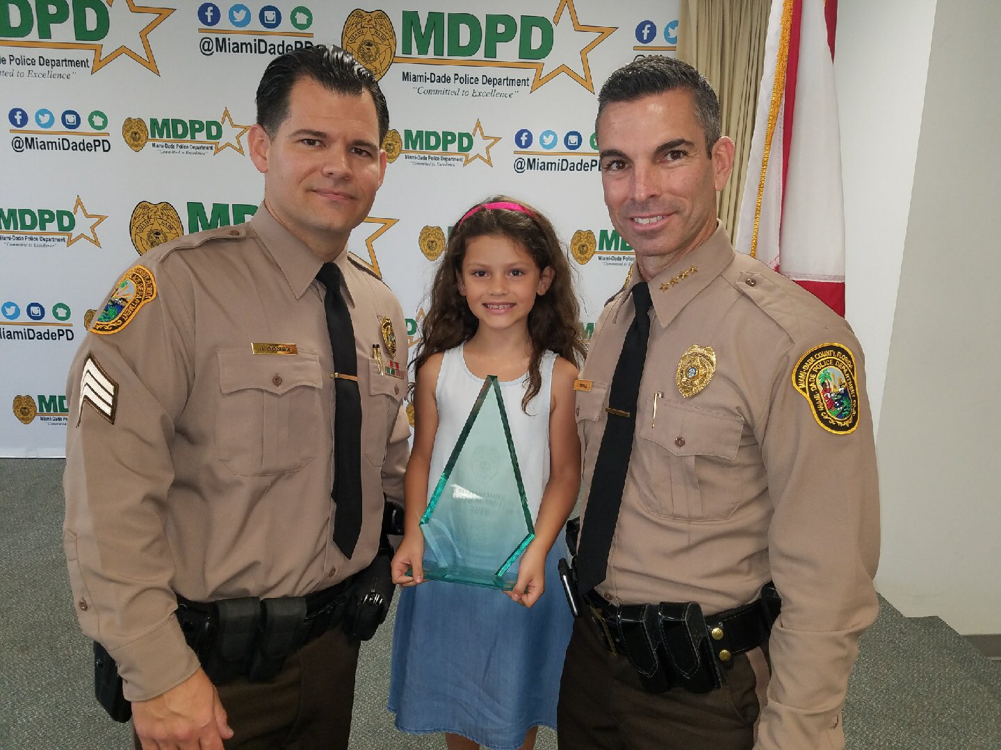 Miami Dade Police Sergeant Badge