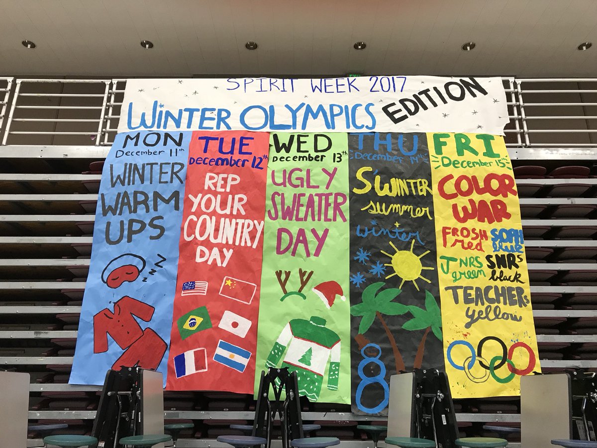 Spirit Week Posters
