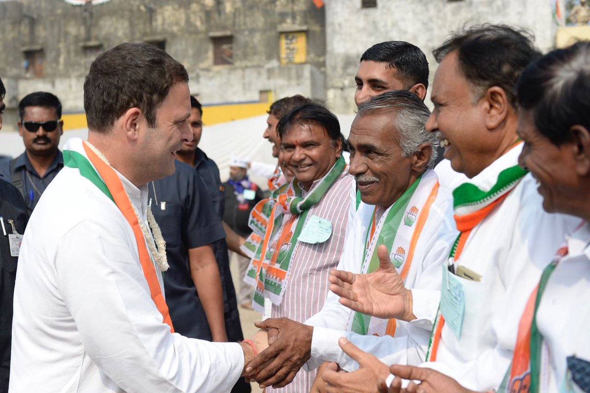 Congress VP Rahul Gandhi brings Navsarjan to the people of Pavi Jetpur ...