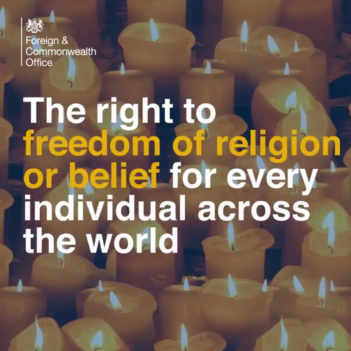 Foreign Office 🇬🇧 on Twitter: "Freedom of religious belief is a ...