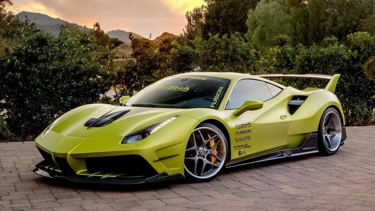 Ferrari 458 Lime Green