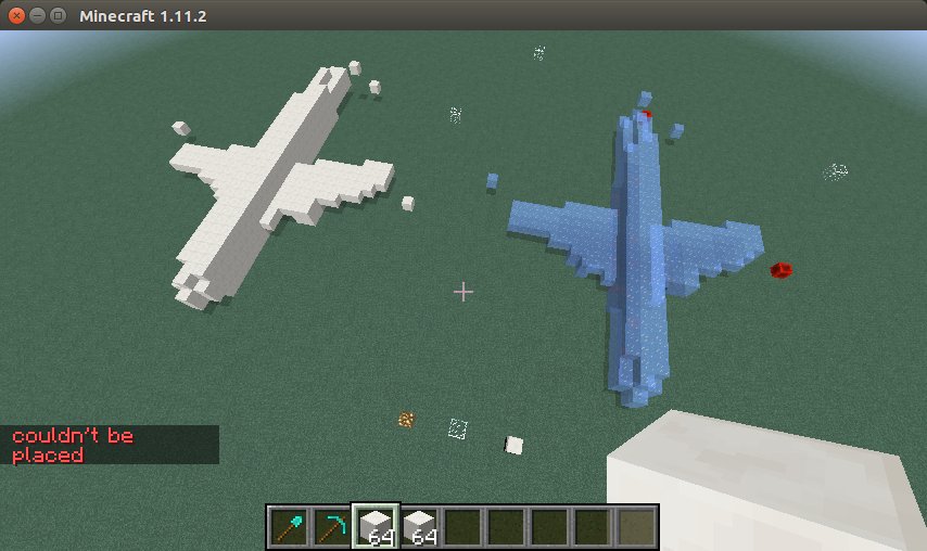 Minecraft Airplane Build