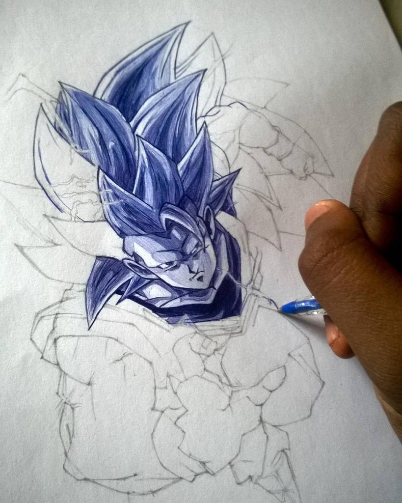 Goku Normal Drawing