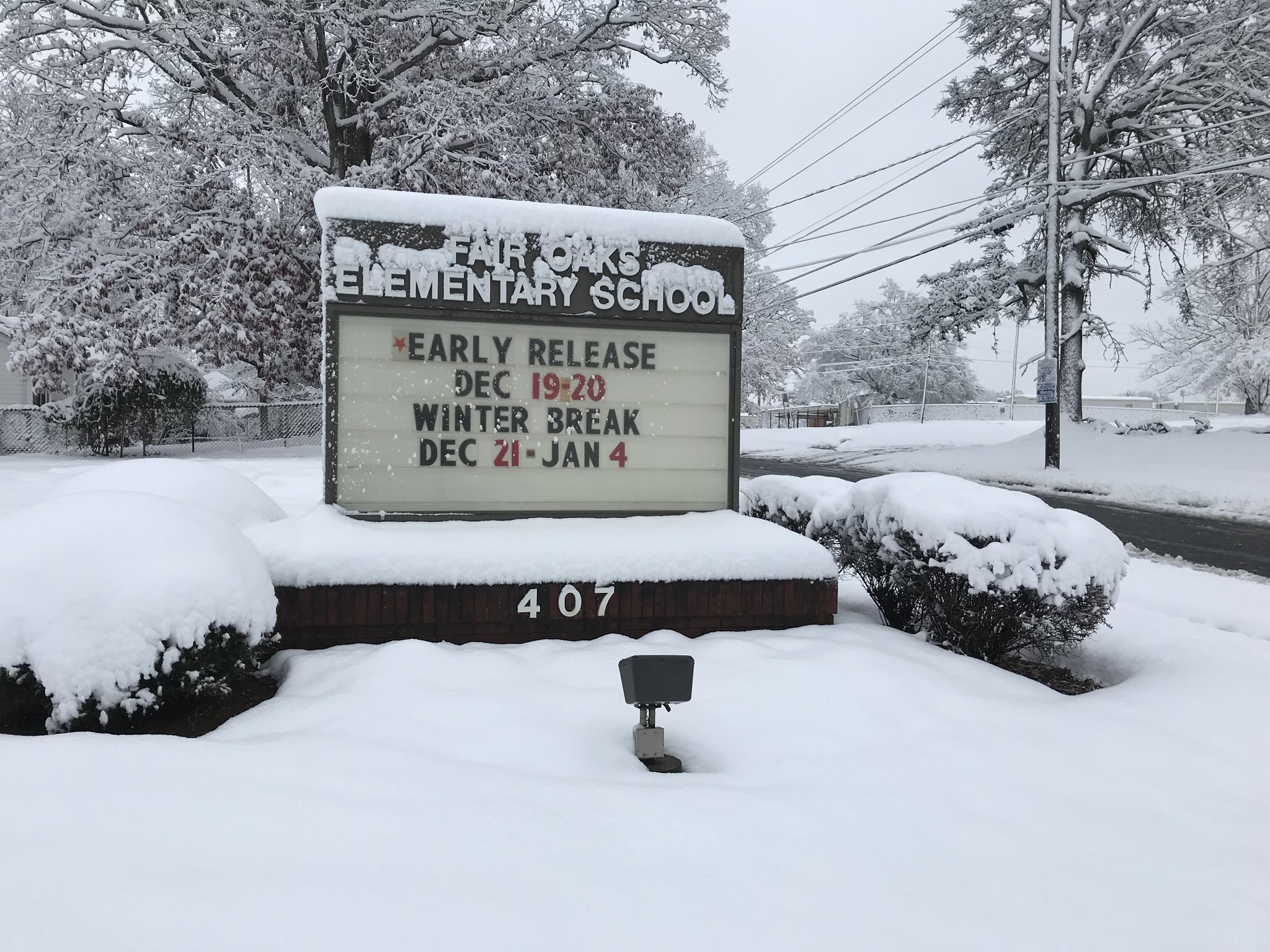 Funny Snow In The South