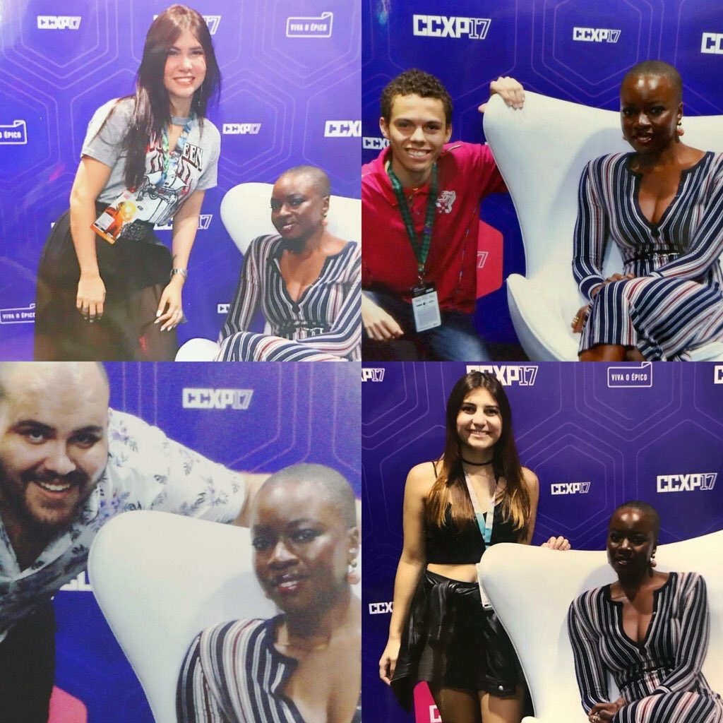 Danai Gurira Meet & Greet in Brazil Comic Con : r/thewalkingdead