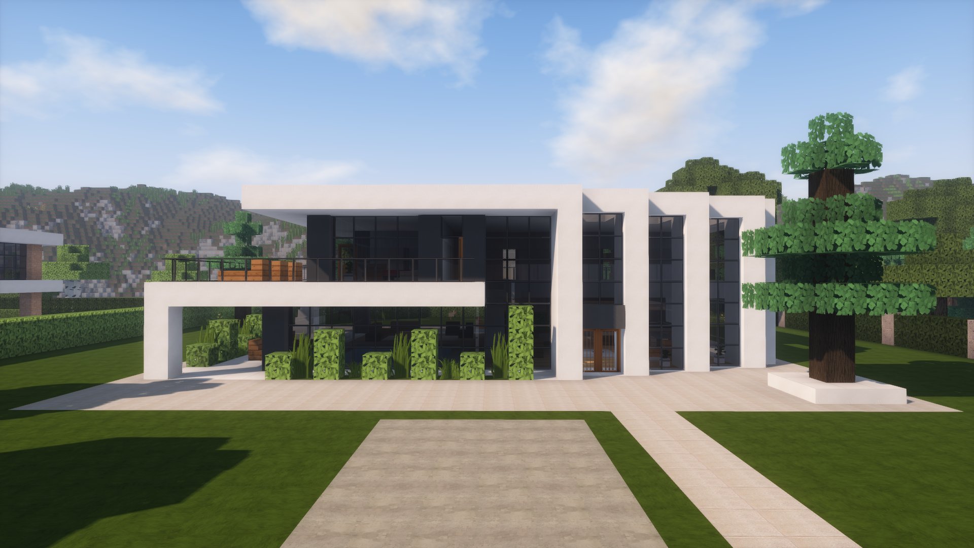 Minecraft Mansion Exterior Minecraft Creator's New Mansion Recreated